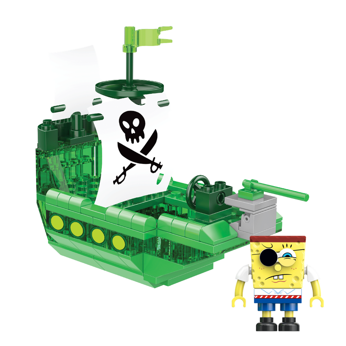 SpongeBob SquarePants The Flying Dutchman's Ship Snap & Switch Set ...